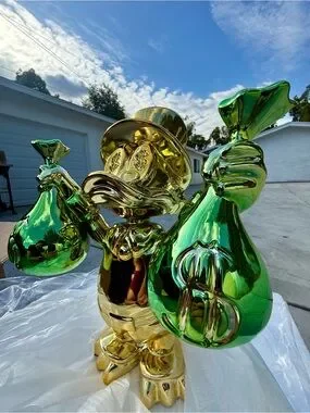 Art | Scrooge Mcduck Golden Chrome Figure 4cm 158 | Poshmark